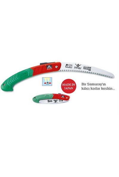 Samurai Fc-210-Lh El Testeresi 21Cm, Katlanabilir, Kavisli