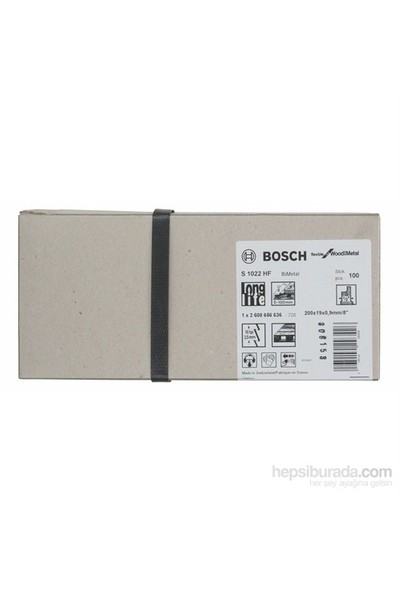 Bosch - Flexible Serisi Ahşap Ve Metal İçin Tilki Kuyruğu Bıçağı S 1022 Hf - 100'Lü Paket Bosch - Flexible Serisi Ahşap Ve Metal İçin Tilki Kuyruğu Bıçağı S 1022 Hf - 100'Lü Paket