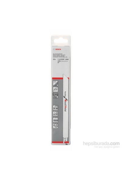 Bosch - Flexible Serisi Ahşap Ve Metal İçin Tilki Kuyruğu Bıçağı S 1122 Hf - 25'Li Paket Bosch - Flexible Serisi Ahşap Ve Metal İçin Tilki Kuyruğu Bıçağı S 1122 Hf - 25'Li Paket