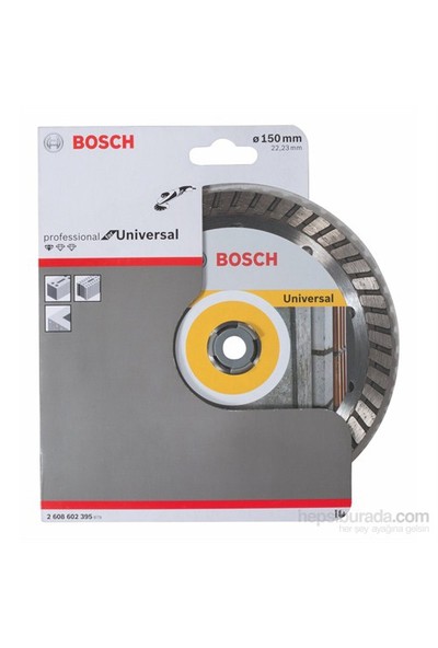 Bosch - Expert Serisi Tüm Malzemeler İçin Turbo Segman Elmas Kesme Diski - 150 X 22,23 X 2,5 X 10 Mm Bosch - Expert Serisi Tüm Malzemeler İçin Turbo Segman Elmas Kesme Diski - 150 X 22,23 X 2,5 X 10 Mm