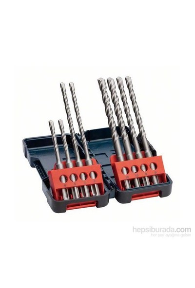 Bosch 8 Parça Sert Kutu SDS-plus Set Bosch 8 Parça Sert Kutu SDS-plus Set
