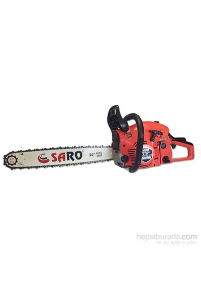 Saro 5200 1.9 KW/ 2.6 HP Benzinli Testere 50 cm Pala Saro 5200 1.9 KW/ 2.6 HP Benzinli Testere 50 cm Pala