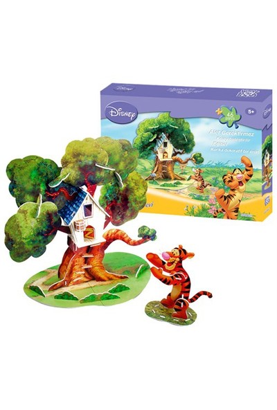 Cubic Fun Tigger'ın Ağaç Evi 3 Boyutlu Puzzle Cubic Fun Tigger'ın Ağaç Evi 3 Boyutlu Puzzle