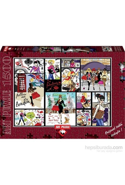 Art Puzzle 1500 Parça Moda Aşkına Puzzle