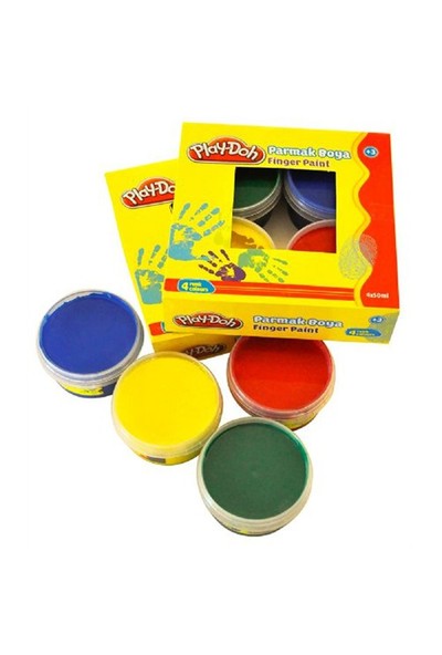 Play-Doh 4 Renk Parmak Boyası 50 Ml