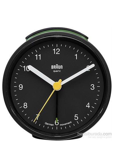 Braun Alarmlı Masa Saati Siyah - BNC012