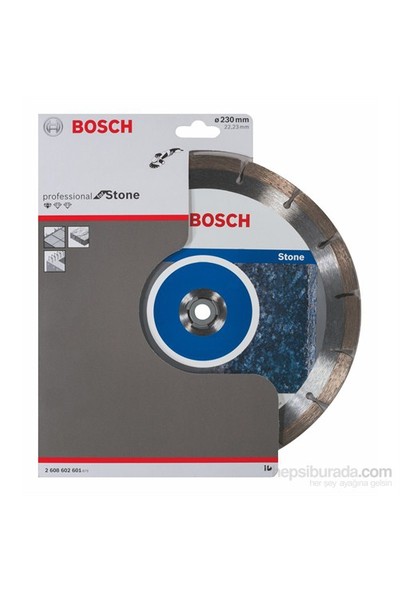 Bosch - Standard Seri Taş İçin Elmas Kesme Diski - 230 X 22,23 X 2,3 X 10 Mm Bosch - Standard Seri Taş İçin Elmas Kesme Diski - 230 X 22,23 X 2,3 X 10 Mm