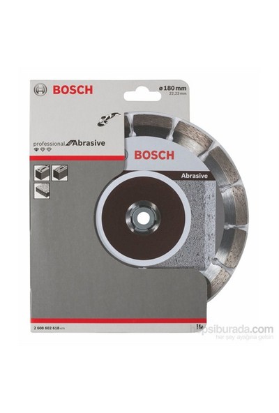 Bosch - Standard Seri Aşındırıcı Malzemeler İçin Elmas Kesme Diski - 180 X 22,23 X 2 X 10 Mm Bosch - Standard Seri Aşındırıcı Malzemeler İçin Elmas Kesme Diski - 180 X 22,23 X 2 X 10 Mm