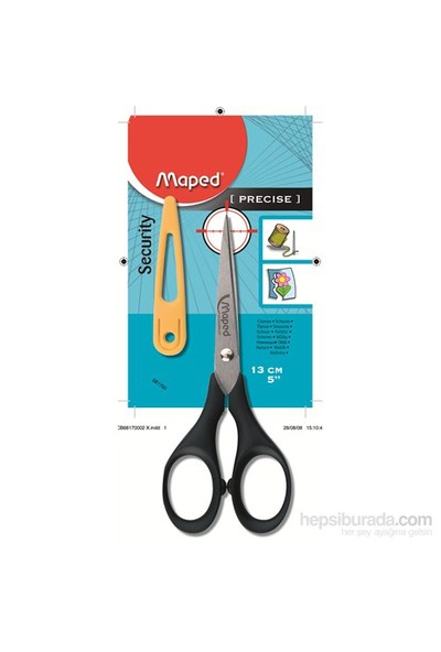Maped 681700 13 cm Precise Makas + Uç Koruyucusu Maped 681700 13 cm Precise Makas + Uç Koruyucusu