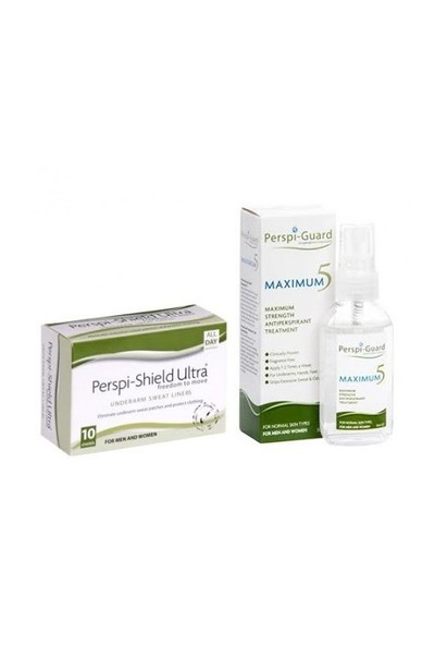 Perspi Guard Maksimum Güçte Ter Önleyici Sprey ve Ultra Koltuk Altı Pedi (10 Adet)