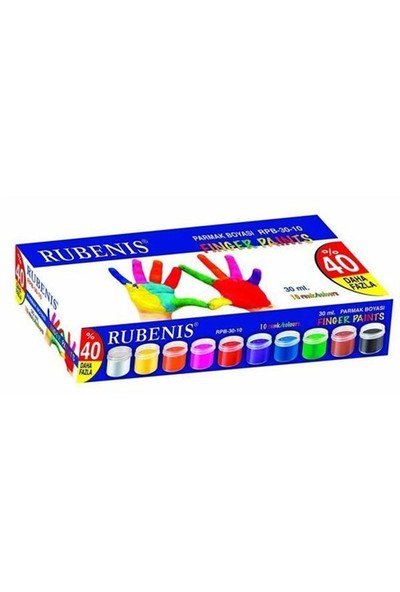 Rubenis Rpb30-10 Parmak Boyası 10'Lu