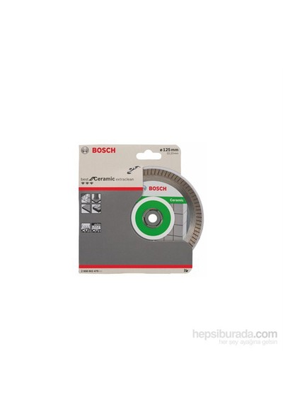Bosch - Best Serisi Seramik İçin Temiz Kesim Turbo Segman Elmas Kesme Diski - 125 X 22,23 X 1,4 X 7 Mm Bosch - Best Serisi Seramik İçin Temiz Kesim Turbo Segman Elmas Kesme Diski - 125 X 22,23 X 1,4 X 7 Mm