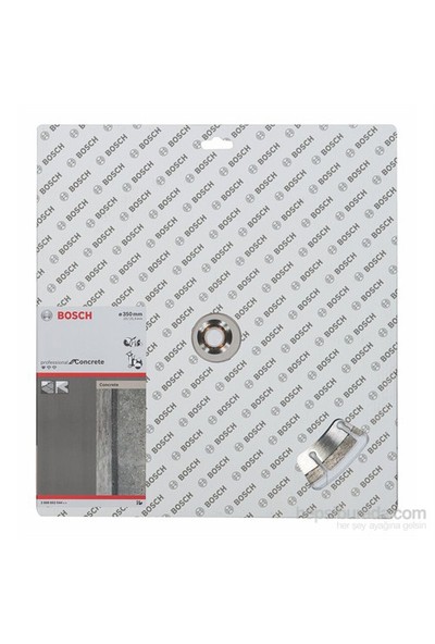 Bosch - Standard Seri Beton İçin Elmas Kesme Diski - 350 X 20,00+25,40 X 2,8 X 10 Mm