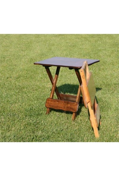 Modermo Katlanır Sehpa 35*50cm Koyu Ceviz - 1 Adet Modermo Katlanır Sehpa 35*50cm Koyu Ceviz - 1 Adet