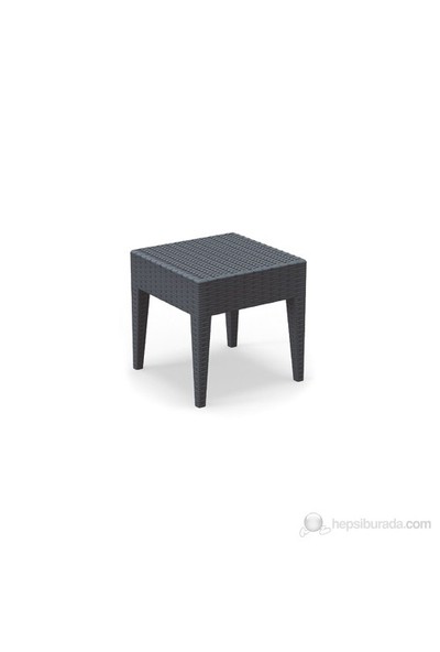 Siesta 858 Miami Mini Sehpa Koyu Gri Siesta 858 Miami Mini Sehpa Koyu Gri