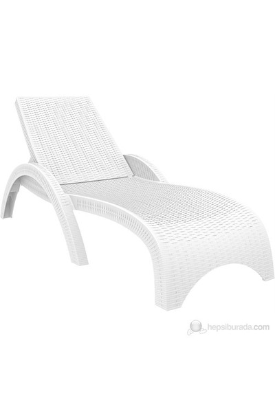Siesta 860 Fiji Şezlong Beyaz - 2 Adet