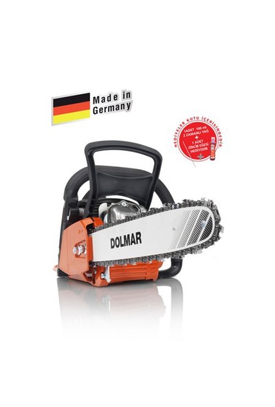 Dolmar PS35C Benzinli Ağaç Kesme Motoru ( 1 Adet 100 ml yağ + 1 Adet Zincir Eğesi Hediye) 40 cm Pala Dolmar PS35C Benzinli Ağaç Kesme Motoru ( 1 Adet 100 ml yağ + 1 Adet Zincir Eğesi Hediye) 40 cm Pala