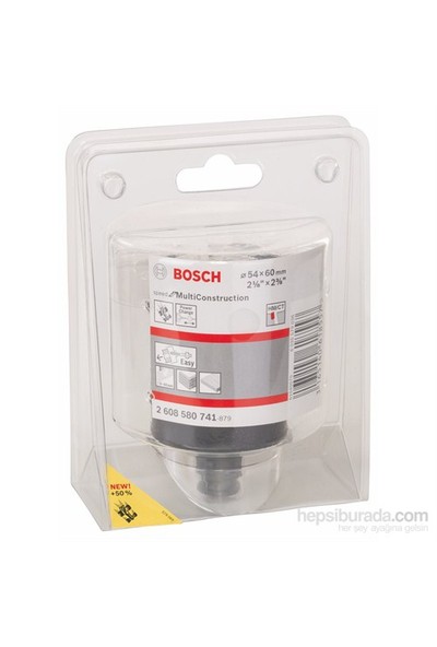 Bosch - Speed Serisi Çok Amaçlı Delik Açma Testeresi (Panç) - 54 Mm, 2 1/8 Bosch - Speed Serisi Çok Amaçlı Delik Açma Testeresi (Panç) - 54 Mm, 2 1/8