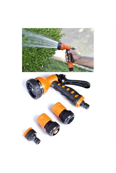 HomeCare 7 Çeşit Su Atabilen 4 Lü Set Sulama Tabancası 427463 HomeCare 7 Çeşit Su Atabilen 4 Lü Set Sulama Tabancası 427463