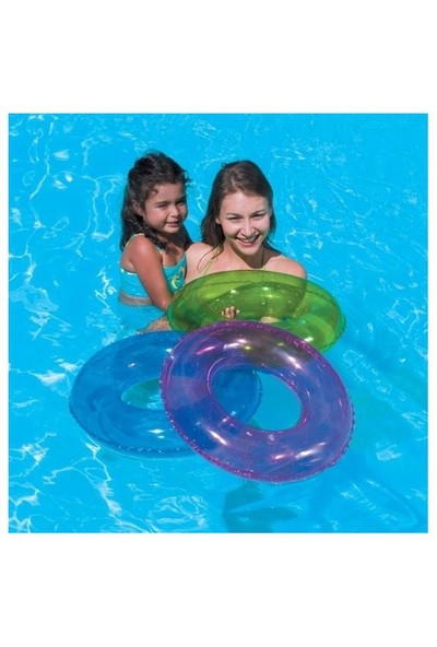 Bestway 36022 Asorti Renkli Şeffaf Simit ( 51 Cm ) Bestway 36022 Asorti Renkli Şeffaf Simit ( 51 Cm )