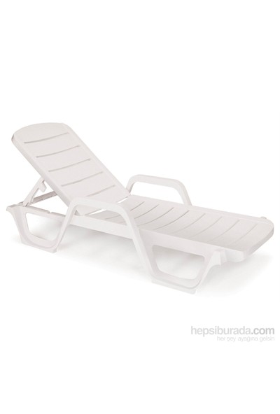 Papatya Avantgarde Şezlong-Beyaz