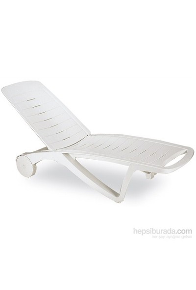 Papatya Elegance Şezlong- Beyaz