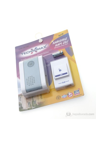 Tek-İş 24 Melodili Kablosuz Kapı Zili - Gri