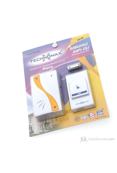 Tek-İş 24 Melodili Kablosuz Kapı Zili - Turuncu