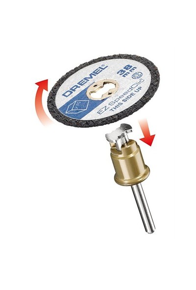 Dremel 38 Mm Plastik Kesme Diski 5 Adet Speedclick