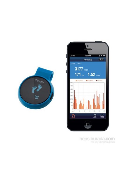 iHealth iPhone İçin Aktivite Ve Uyku Takip Cihazı iHealth iPhone İçin Aktivite Ve Uyku Takip Cihazı