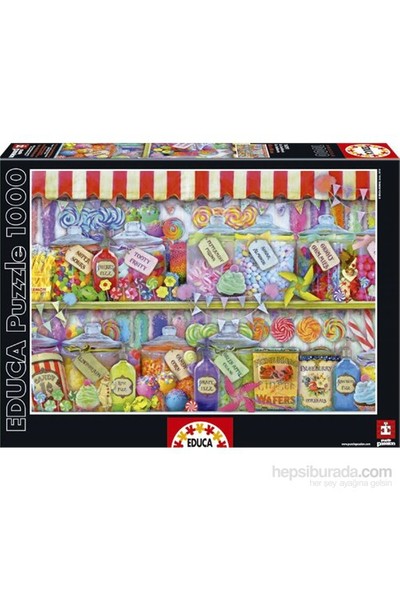Educa 1000 Parça Şeker Dükkanı Puzzle Educa 1000 Parça Şeker Dükkanı Puzzle