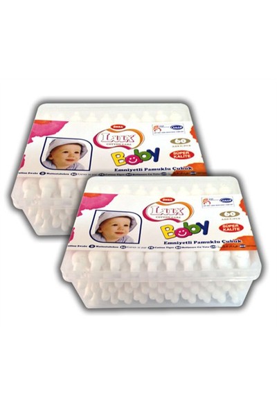 Lux Bebek Pamuklu Kulak Çubuğu 60'lı
