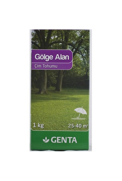 Genta Gölge Alan Çim Tohumu 1 kg.