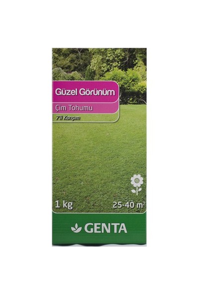 Genta Güzel Görünüm Çim Tohumu 1 kg.