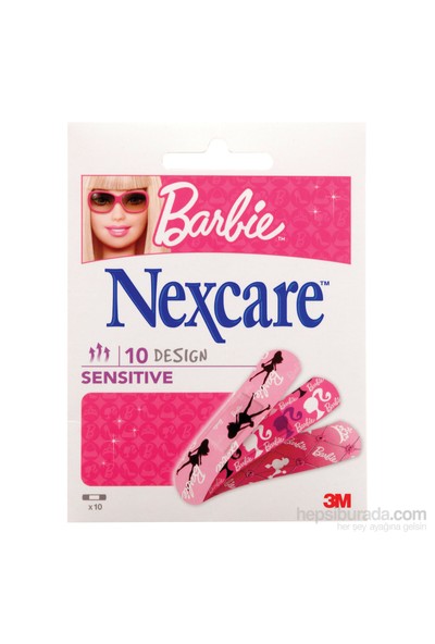 Nexcare BARBİE Desenli Hassas Yara Bandı Nexcare BARBİE Desenli Hassas Yara Bandı