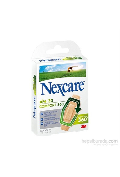 Nexcare Comfort 360 30'lu Karışık Yarabandı Nexcare Comfort 360 30'lu Karışık Yarabandı