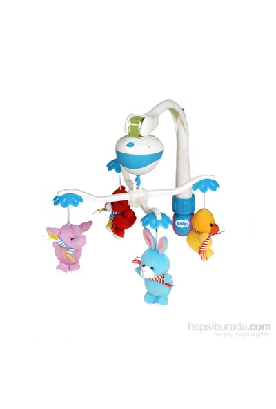 Bondigo Dönence BL6102 Baş Ucumdaki Orman Arkadaşlarım - Mavi