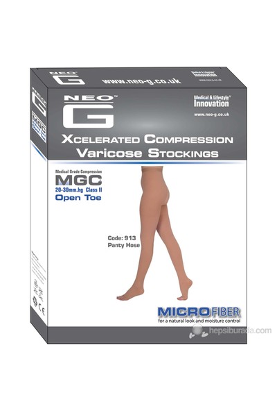 Neo-G Külotlu Varis Çorabı (Açık Burun - Orta Basınç) 2.Boy Neo-G Külotlu Varis Çorabı (Açık Burun - Orta Basınç) 2.Boy