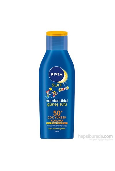 Nivea Güneş Sütü Çocuk Spf50 200 Ml