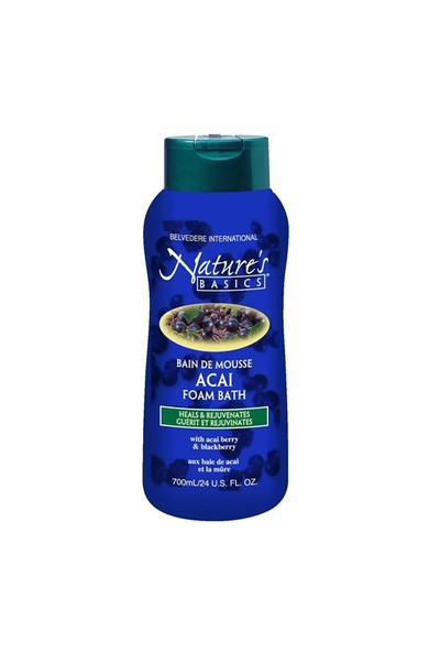 Nature's Basics Acai Üzümü Özlü Banyo Köpüğü 700ml Nature's Basics Acai Üzümü Özlü Banyo Köpüğü 700ml