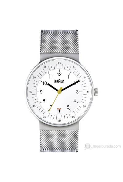 Braun Metal Kayışlı Klasik Erkek Kol Saati Beyaz - Bn0082whslmhg Braun Metal Kayışlı Klasik Erkek Kol Saati Beyaz - Bn0082whslmhg