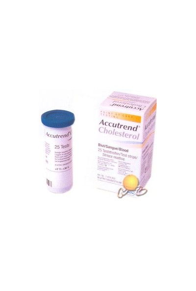 Roche Accutrend Cholesterol Kan Şekeri 25T Strip Roche Accutrend Cholesterol Kan Şekeri 25T Strip