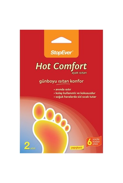 Stopever Hot Comfort Ayak Isıtan Ped (İkili Ambalaj)