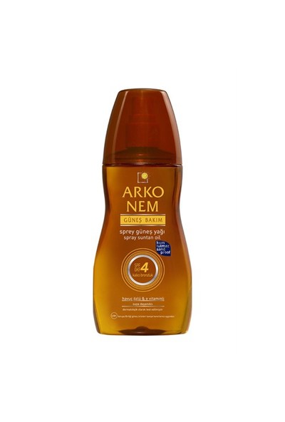 Arko Nem Güneş Bakım Sprey Güneş Yağı Spf 4 150 Ml Arko Nem Güneş Bakım Sprey Güneş Yağı Spf 4 150 Ml