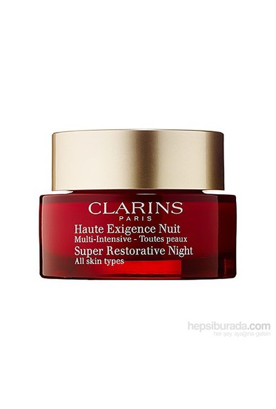 Clarins Super Restorative Night Cream All Skin Types 50 Ml Onarıcı Bakım Kremi Clarins Super Restorative Night Cream All Skin Types 50 Ml Onarıcı Bakım Kremi