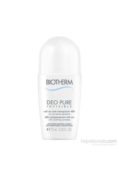 Biotherm Deo Pure Invisible Roll on 48H 75 Ml Kadın Roll on Biotherm Deo Pure Invisible Roll on 48H 75 Ml Kadın Roll on