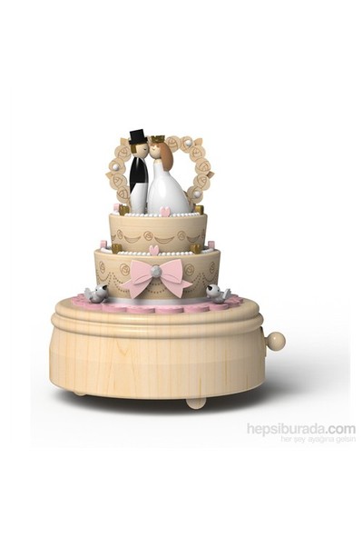 Wooderful Life Düğün Pastası Müzik Kutusu