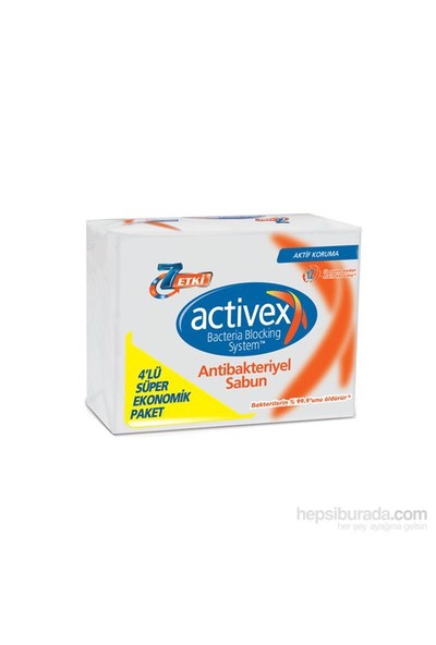 Activex Katı Sabun Aktif Koruma 4x70 Gr Activex Katı Sabun Aktif Koruma 4x70 Gr