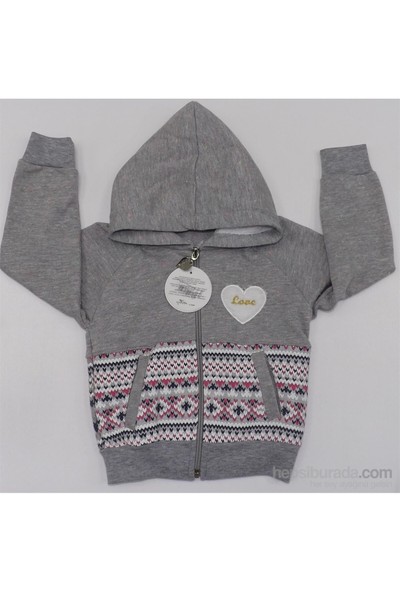 Haknur Hırka Hknr 4616 Gri