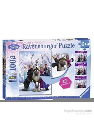Ravensburger Wd Frozen Difference - 100 Parça Xxl Puzzle Ravensburger Wd Frozen Difference - 100 Parça Xxl Puzzle